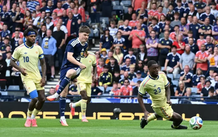 Staggering Scotland debut as Rangers' Findlay Curtis strikes twice